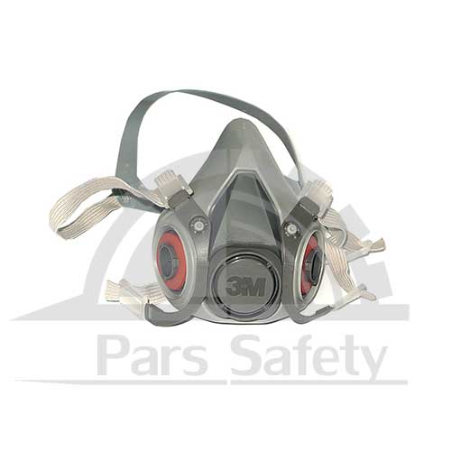 ماسک نیم صورت دو فیلتر 3M مدل 6200 | تجهیزات ایمنی پارس